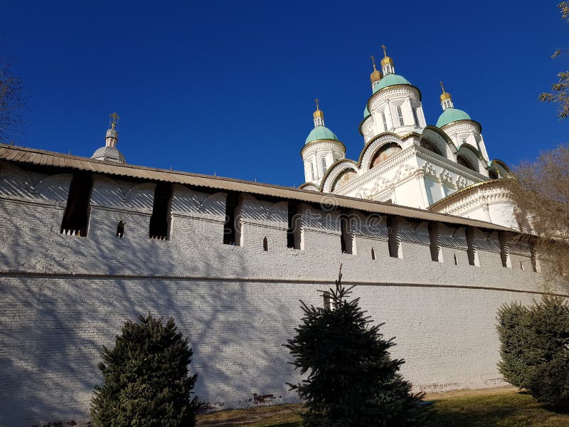 Orthodox Church on a Background of Blue Sky Stock Image - Image of ...