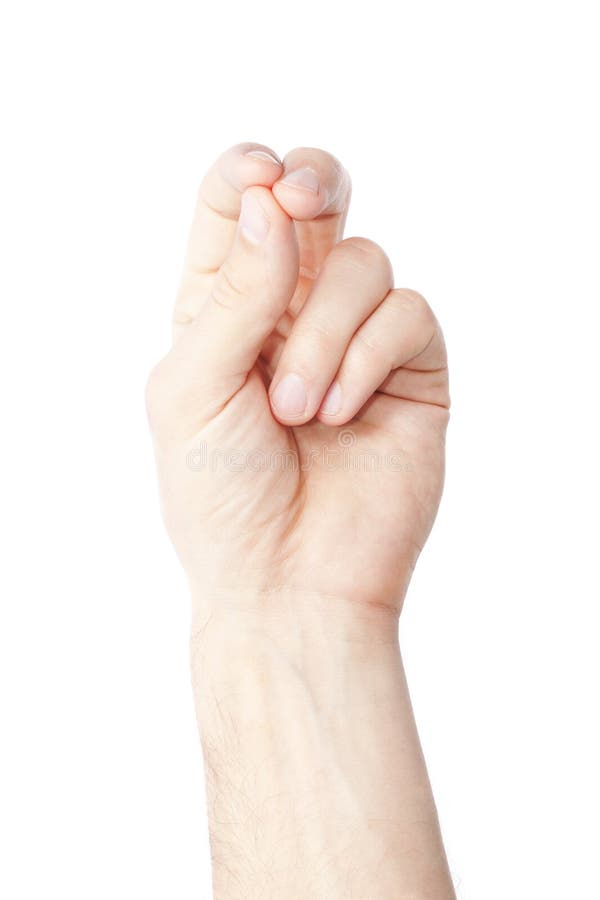 Orthodox Church Gesture. Sign of the Cross with Three Fingers. Stock ...