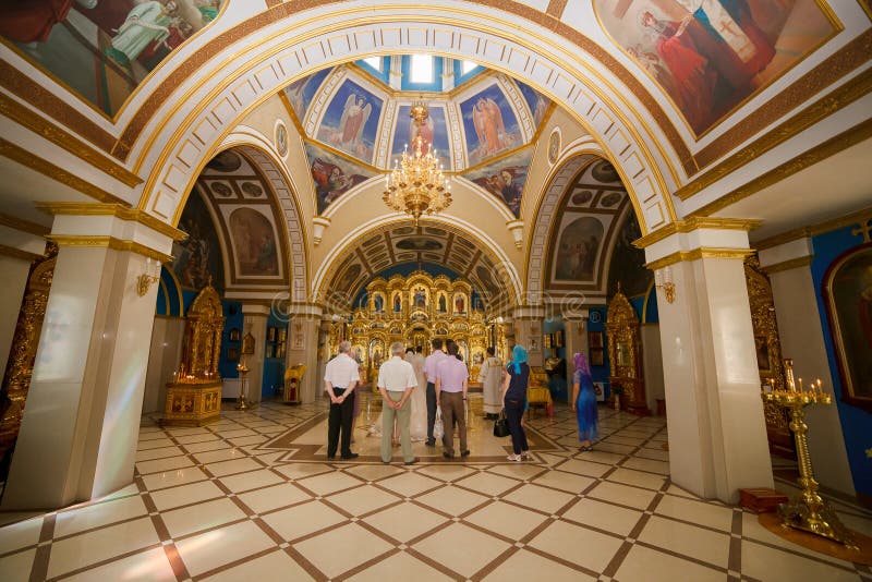 Orthodox Church from the Inside Editorial Stock Image - Image of ...