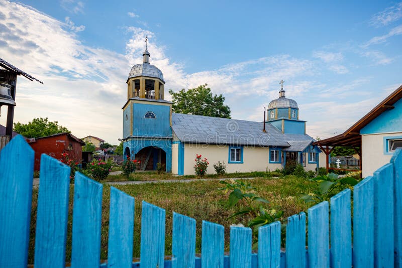 The Orthodox Church of Mila 23 in the Danube Delta Romania Stock Image ...