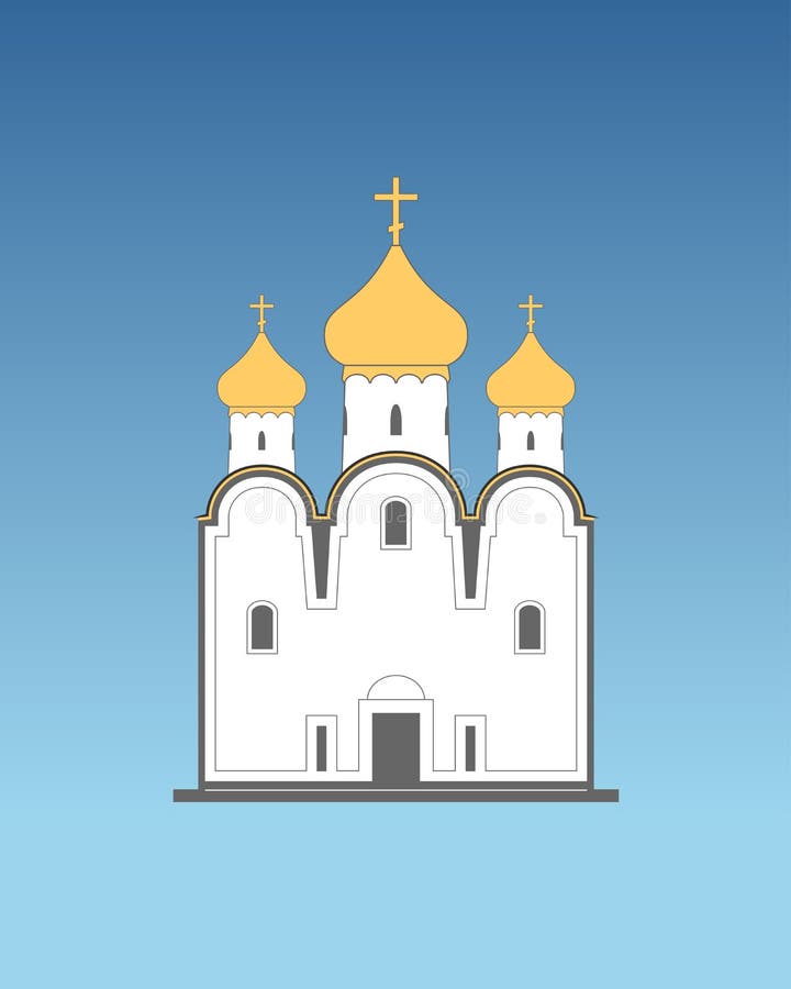 Orthodox church stock vector. Illustration of prayer - 49311052