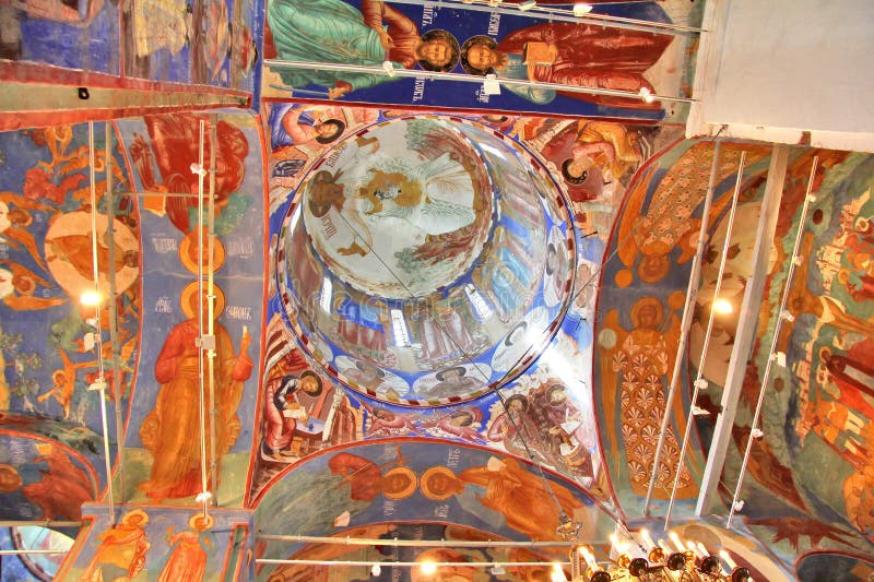 Orthodox church s ceiling editorial image. Image of christianity - 23904530