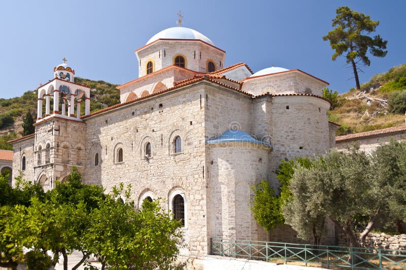 Orthodox Church on Samos stock photo. Image of island - 37877668