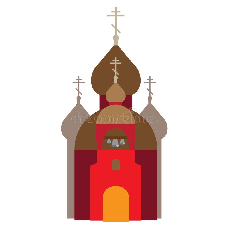 Orthodox church stock vector. Illustration of russian - 60482094