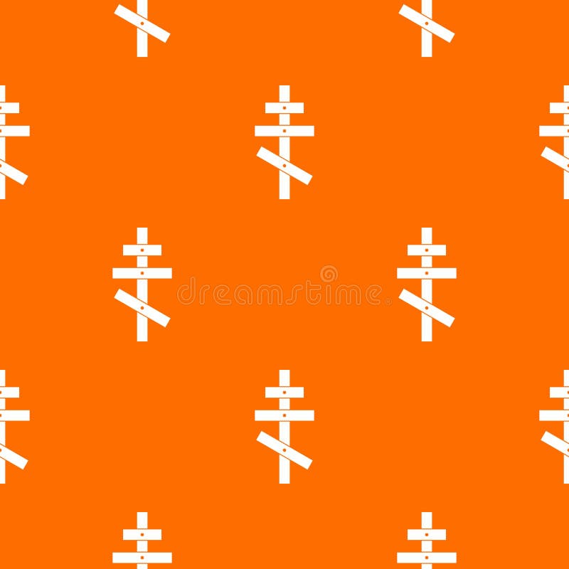 Orthodox Cross Pattern Seamless Stock Vector - Illustration of landmark ...