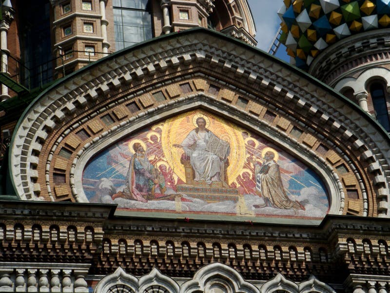 Orthodox fresco stock photo. Image of prayer, jesus, built - 18942526