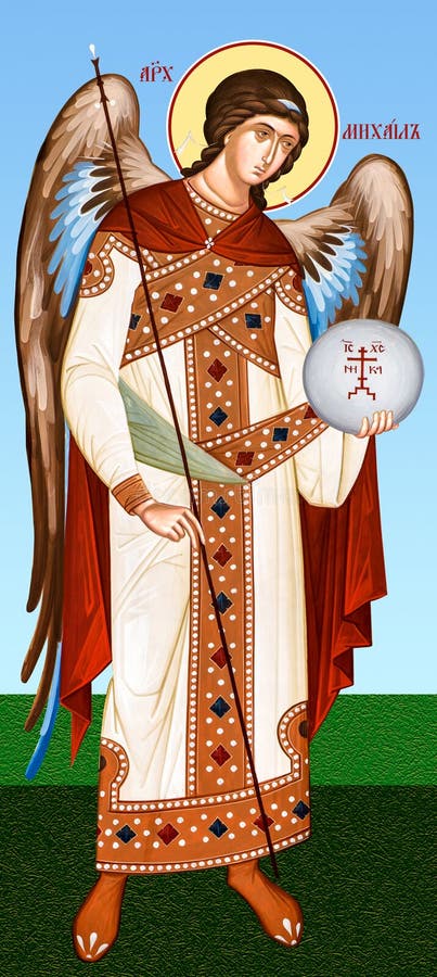 Jesus Christ Archangel Michael Painting Stock Photos - Free & Royalty ...
