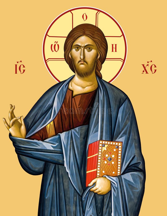 Orthodox Icon of Jesus Christ. Lord Almighty Editorial Photography ...