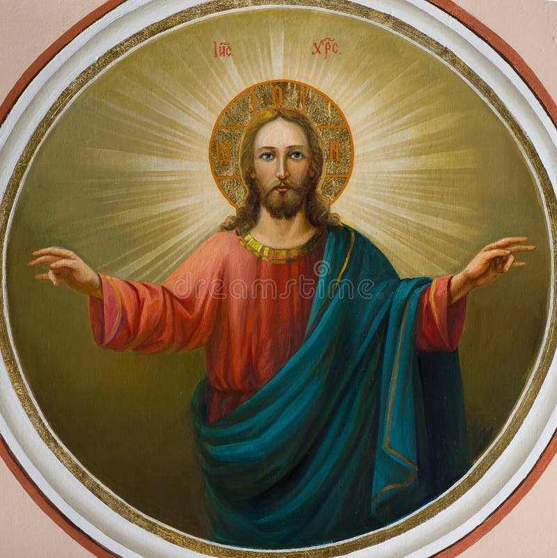 Orthodox Icon of Jesus Christ. Lord Almighty Editorial Stock Photo ...