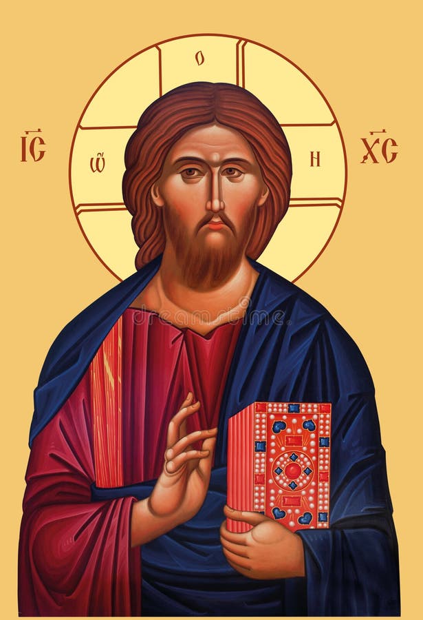 Orthodox Icon of Jesus Christ. Lord Almighty Editorial Image - Image of ...