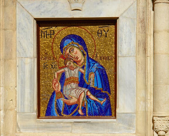 Orthodox Icon in Kykkos Monastery Stock Image - Image of travel, cyprus ...