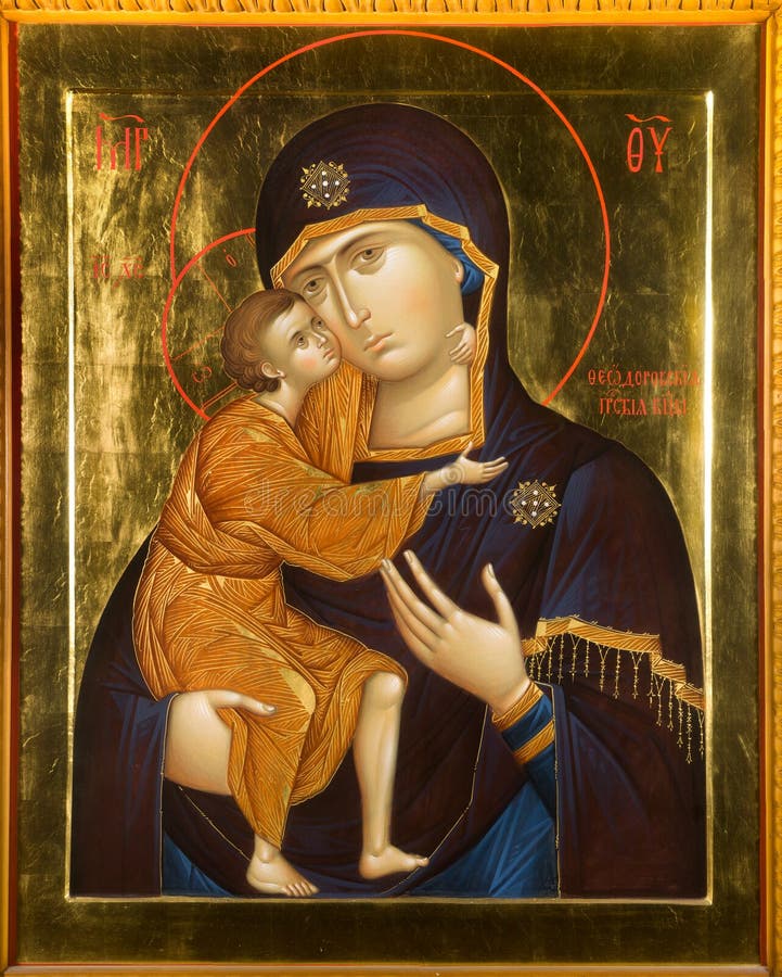 Orthodox Icon Mother God Stock Illustrations – 446 Orthodox Icon Mother ...