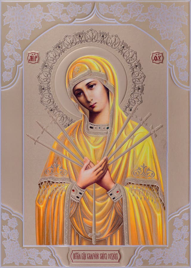 Orthodox Icon of the Mother of God Editorial Photography - Illustration ...