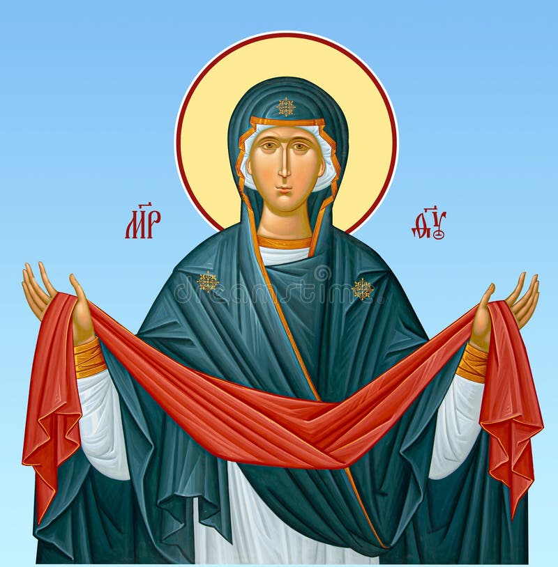 Orthodox Icon of the Mother of God Editorial Photography - Image of ...