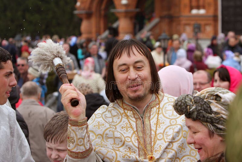 Orthodox Priest during Easter Ceremony Editorial Photography - Image of ...