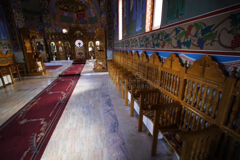 Orthodox Romanian Monastery Stock Image - Image of catholic, carpet ...