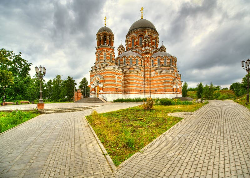 Orthodox temple stock photo. Image of onion, monastery - 19726200