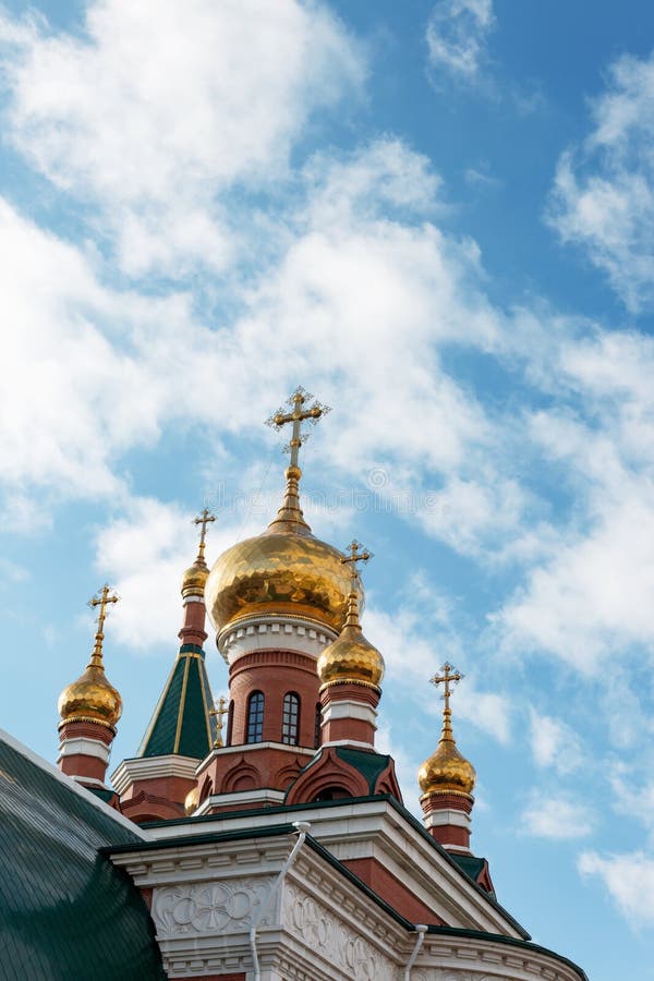 A Orthodox temple stock image. Image of religion, russia - 78996997