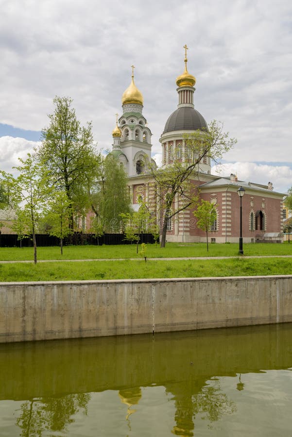 Orthodox Temple of the Russian Church in Moscow Stock Image - Image of ...
