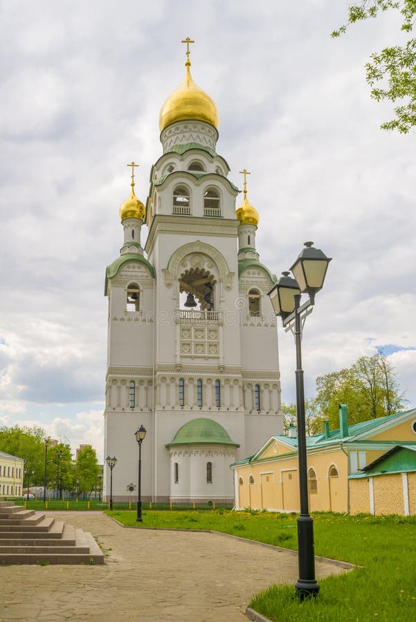 Orthodox Temple of the Russian Church in Moscow Stock Photo - Image of ...