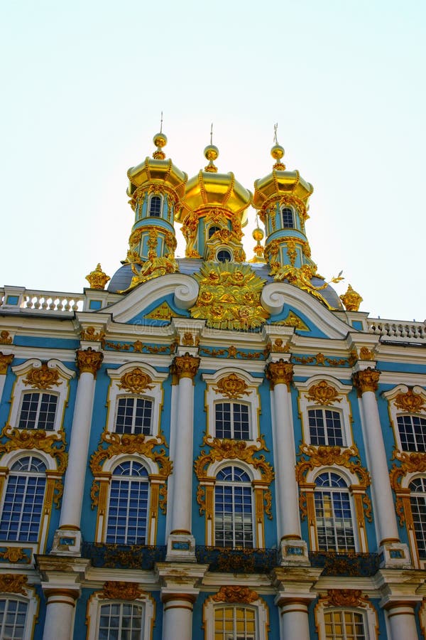 Orthodoxe Kirche Der Auferstehung in Catherine Palace in Pushk ...