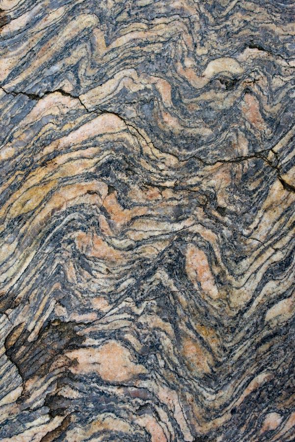 The Orthogneiss, Granite Stone with Visible Details Stock Photo - Image ...