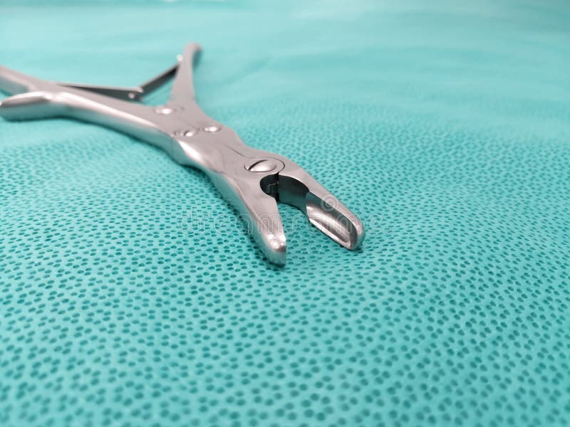 Orthopaedical Surgical Instrument Double Action Bone Nibbler Stock ...