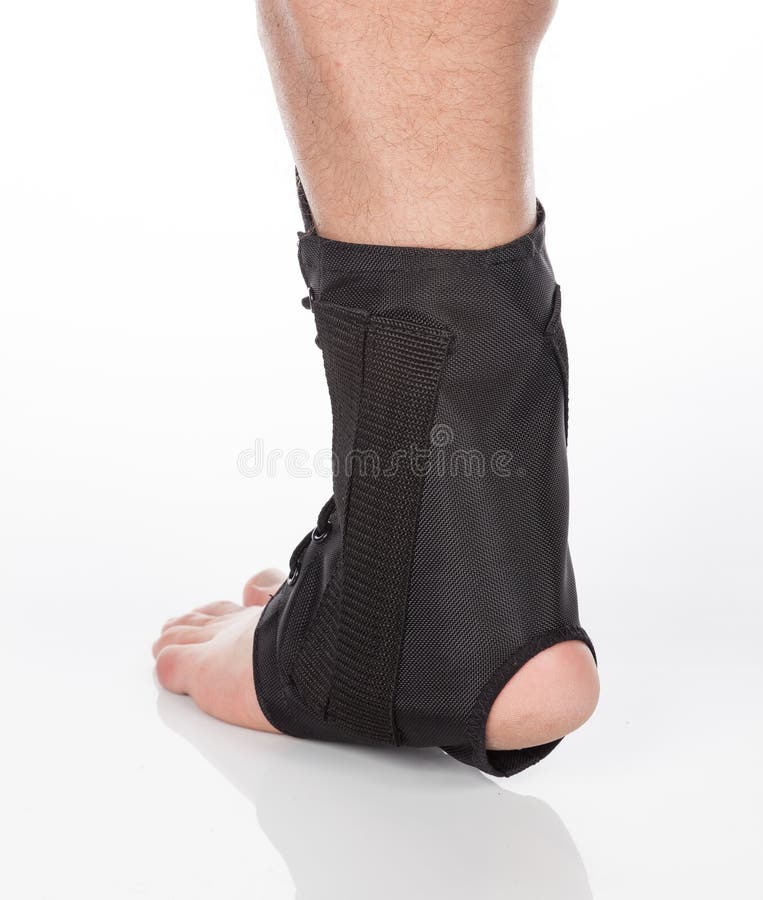 Orthopedic ankle brace stock photo. Image of bend, medicine - 85311732