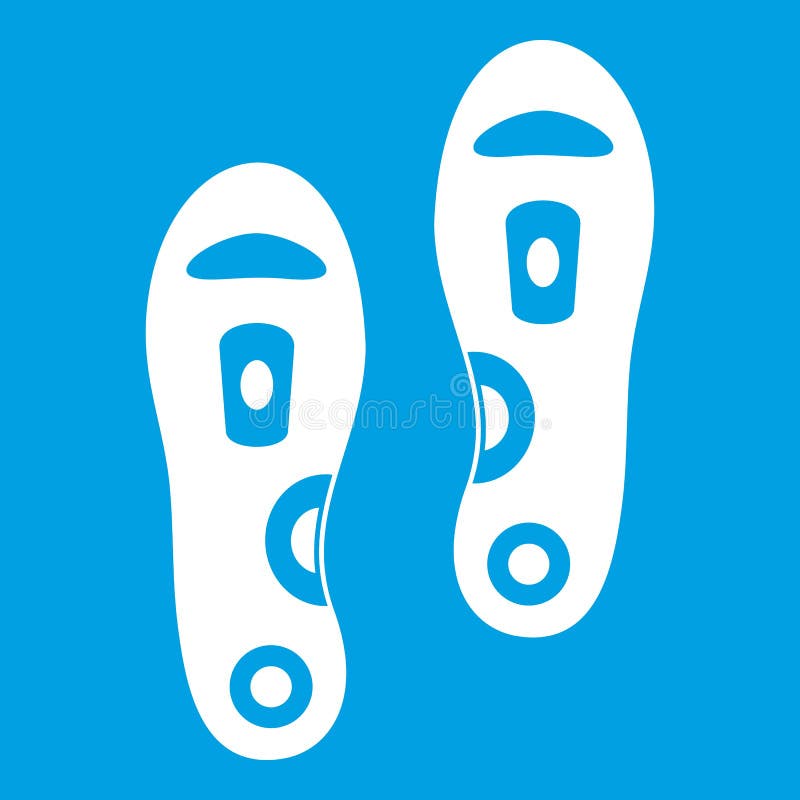 Orthopedic Insoles Icons Set Hexagon Stock Vector - Illustration of ...
