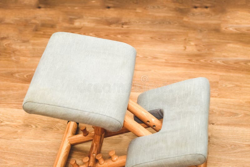 Orthopedic Massage Chair for Posture Correction. Stock Image - Image of ...