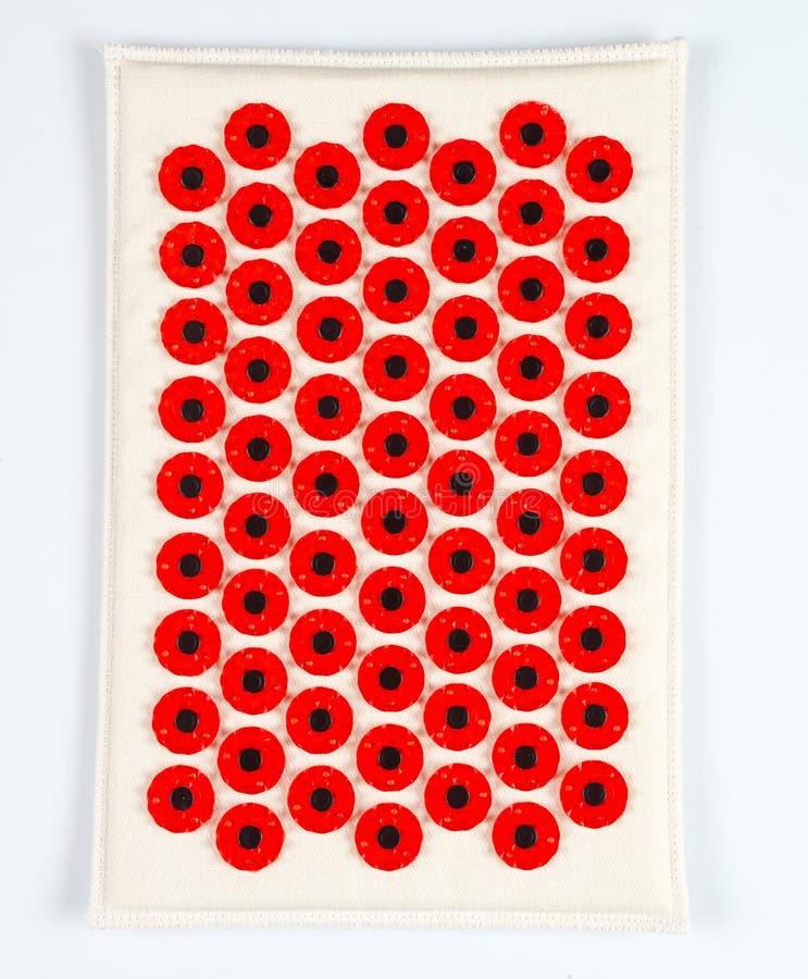 Orthopedic Mat with Sharp Spikes Stock Image - Image of pressure ...