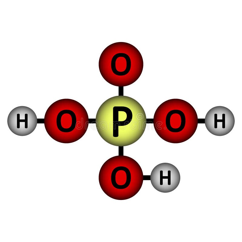 Orthophosphoric Acid Molecule Icon Stock Illustration - Illustration of ... Orthophosphoric Acid Molecule Icon Stock Illustration - Illustration of ...