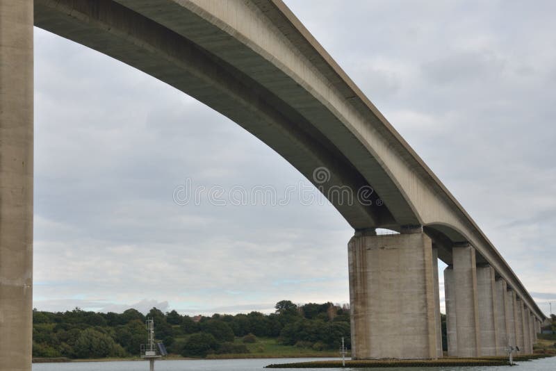 The Orwell Bridge the Orwell Bridge Over the River Orwell Stock Image ...