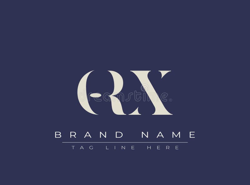 ORX Abstract Letter Logo Design Stock Vector - Illustration of graphic ...