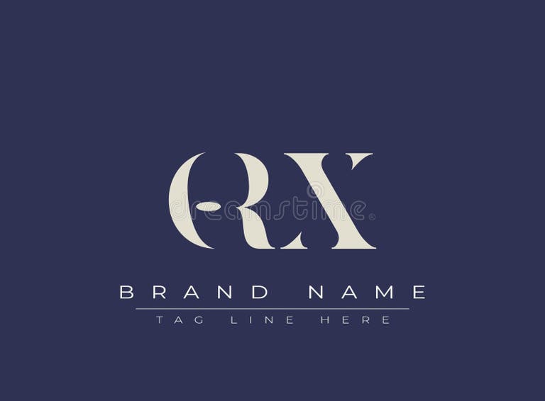 ORX Abstract Letter Logo Design Stock Vector - Illustration of graphic ...