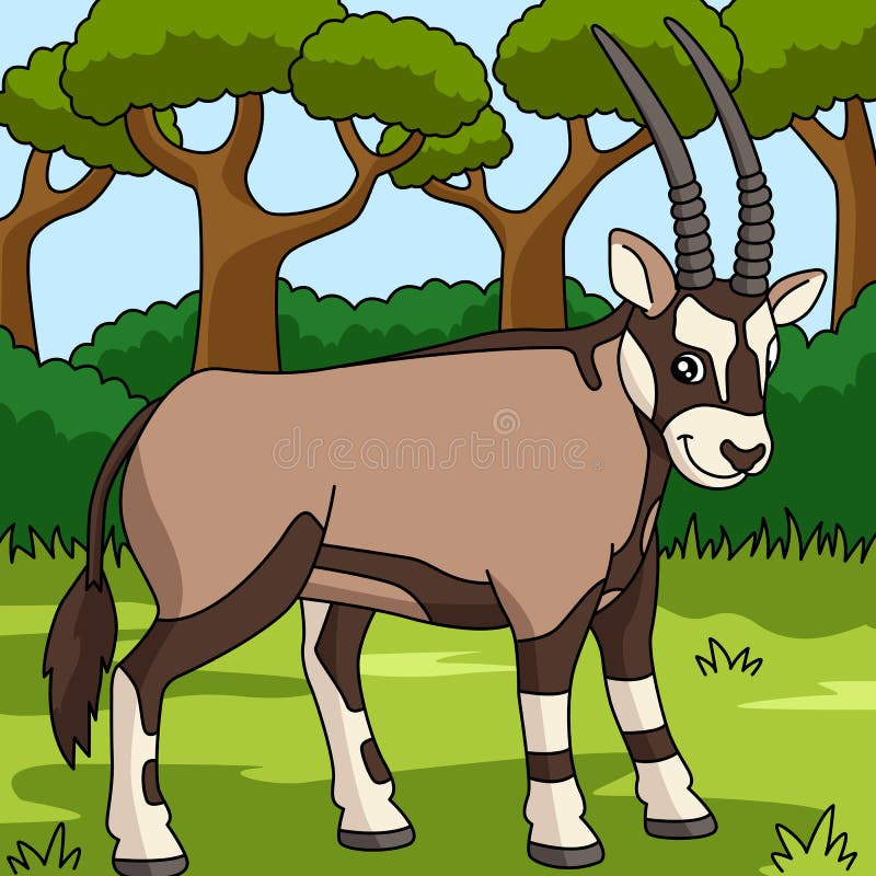 Oryx Cartoon Stock Illustrations – 331 Oryx Cartoon Stock Illustrations ...