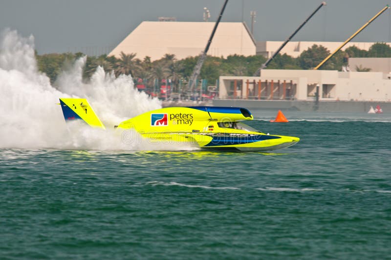 Oryx Cup H1 World Championship Boat Racing Editorial Photo - Image of ...