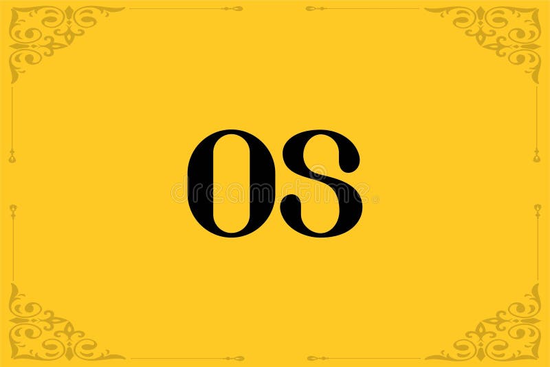 OS abstract luxury logo stock vector. Illustration of identity - 362197108