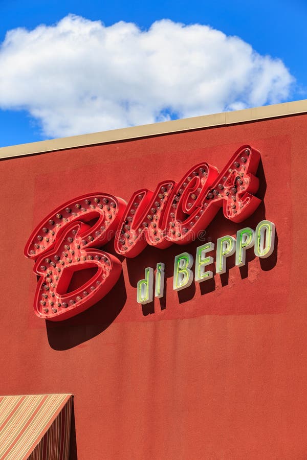 Os Di Beppo Restaurant Logo Sign De Buca Fotografia Editorial - Imagem ...
