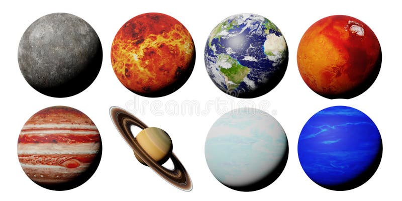 Os Planetas Do Sistema Solar Isolado No Fundo Preto Imagem de Stock ... Os Planetas Do Sistema Solar Isolado No Fundo Preto Imagem de Stock ...