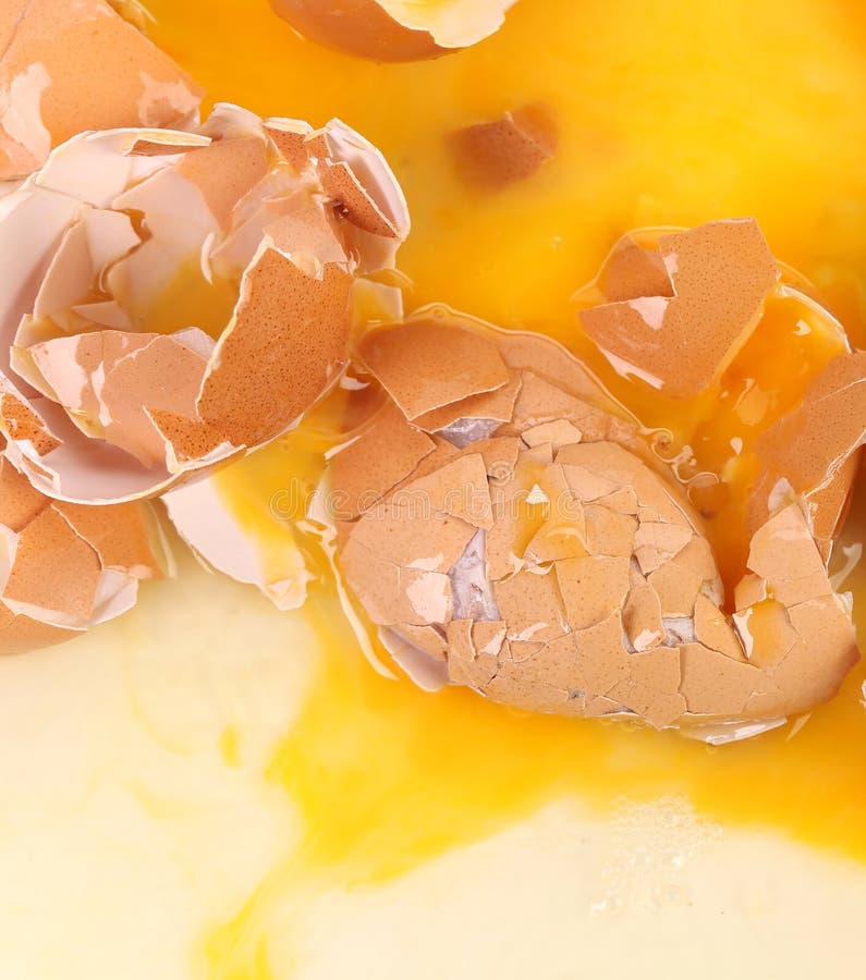 Os Shell De Ovo Quebrados Fecham-se Acima Imagem de Stock - Imagem de ...