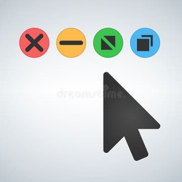 Cursor Multicolor Stock Illustrations – 328 Cursor Multicolor Stock ...