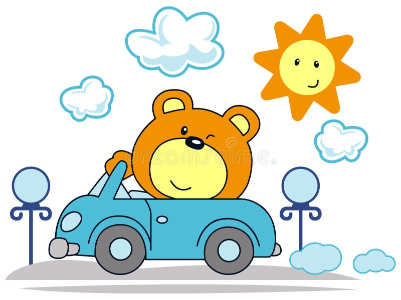 Osa Menor ilustración del vector. Ilustración de historieta - 4222483