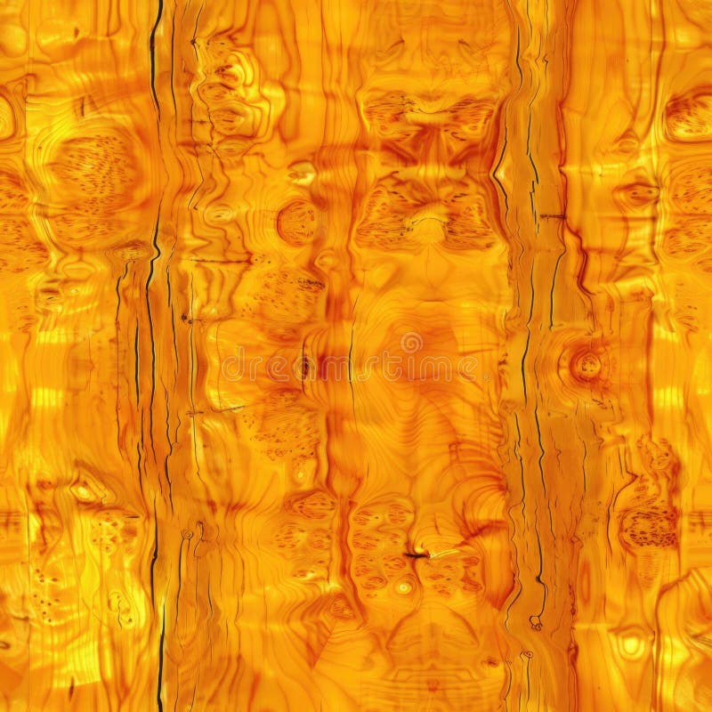 Osage Orange Wood Seamless Pattern, Bright Yellow-orange Wooden Texture ...