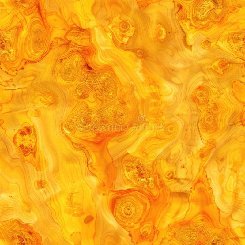 Osage Orange Wood Seamless Pattern, Bright Yellow-orange Wooden Texture ...