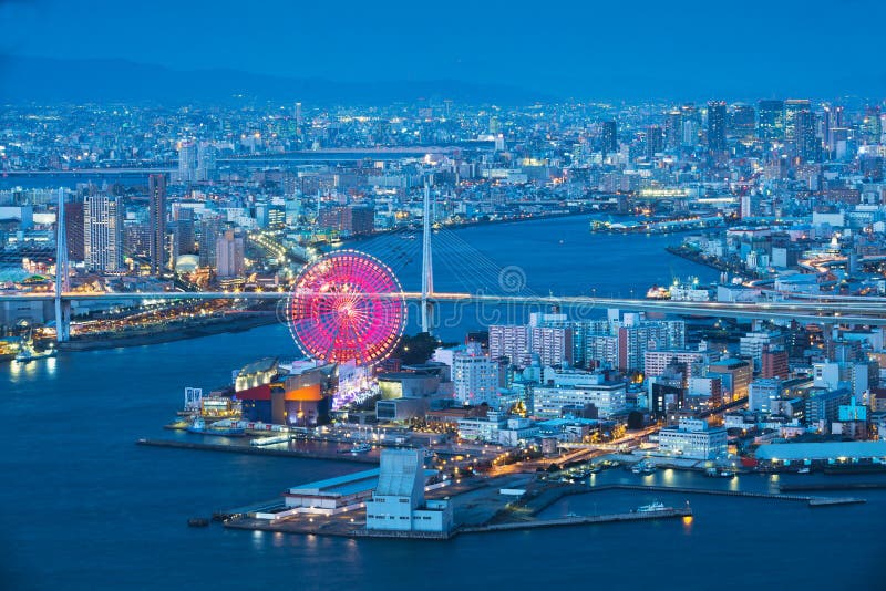 Osaka bay stock photo. Image of boat, harbor, industries - 139427812