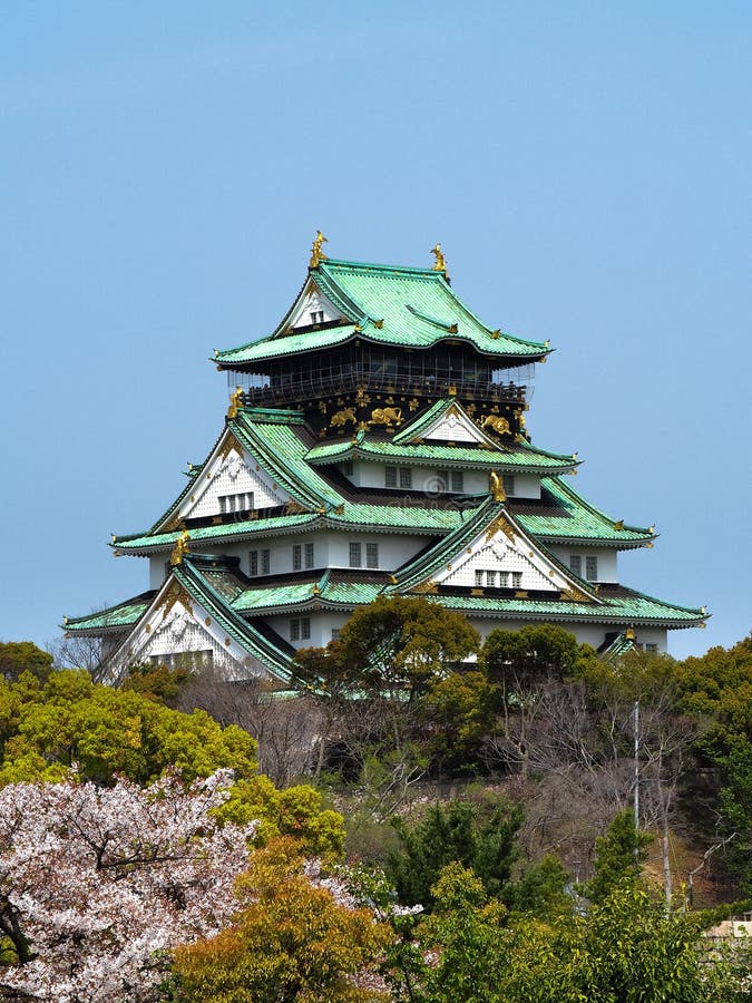 Osaka Castle stock photo. Image of blue, building, culture - 54446778