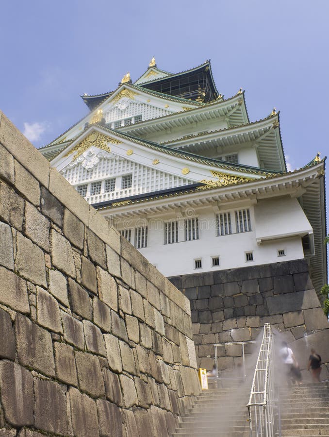 Osaka castle entrance stock image. Image of center, defense - 21425179
