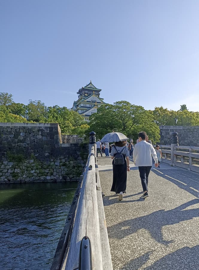 Osaka Castle in Japan editorial stock image. Image of view - 331350619