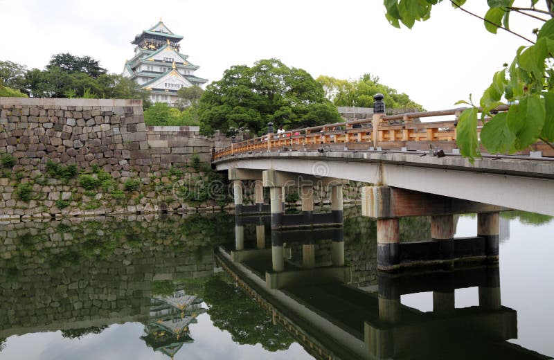 Osaka castle rampart stock image. Image of castle, osaka - 38792947